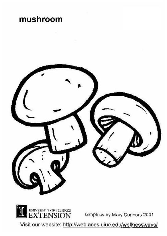 Coloriage champignon - Gratuit à Imprimer - Img 5868
