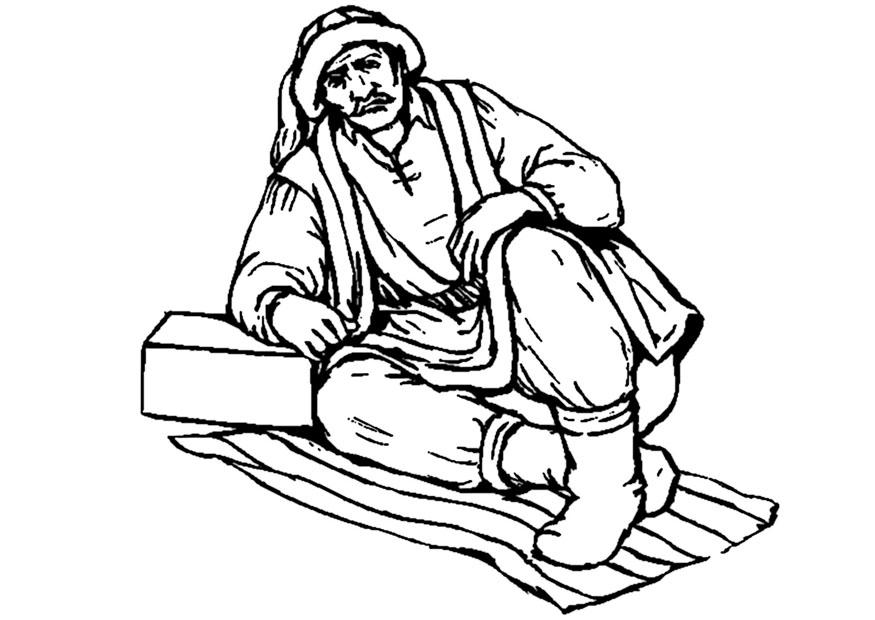Coloriage homme - Gratuit à Imprimer - Img 9330