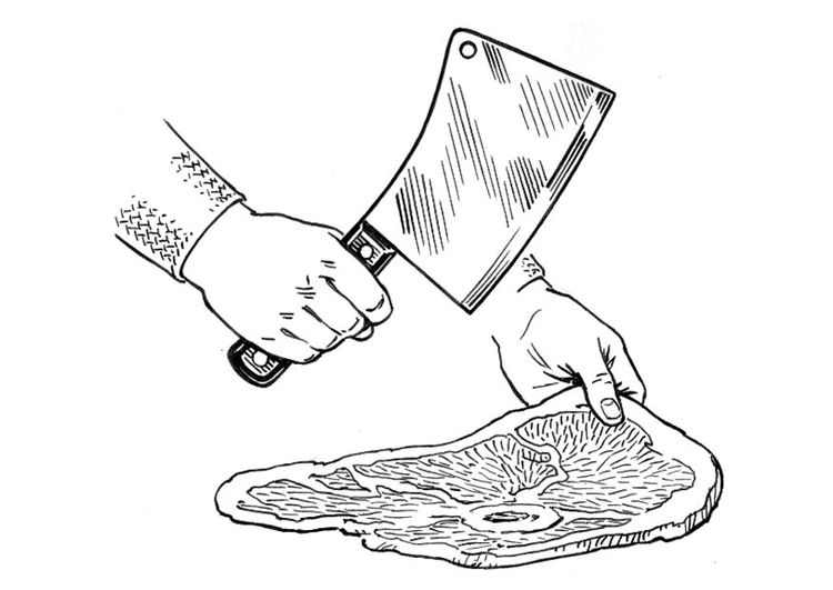 Coloriage machette - Gratuit à Imprimer - Img 18971