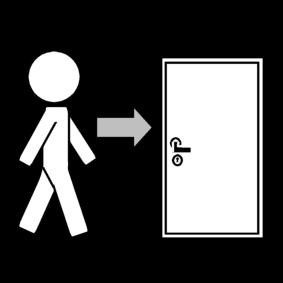 Coloriage se diriger vers la porte - Gratuit à Imprimer - Img 13557