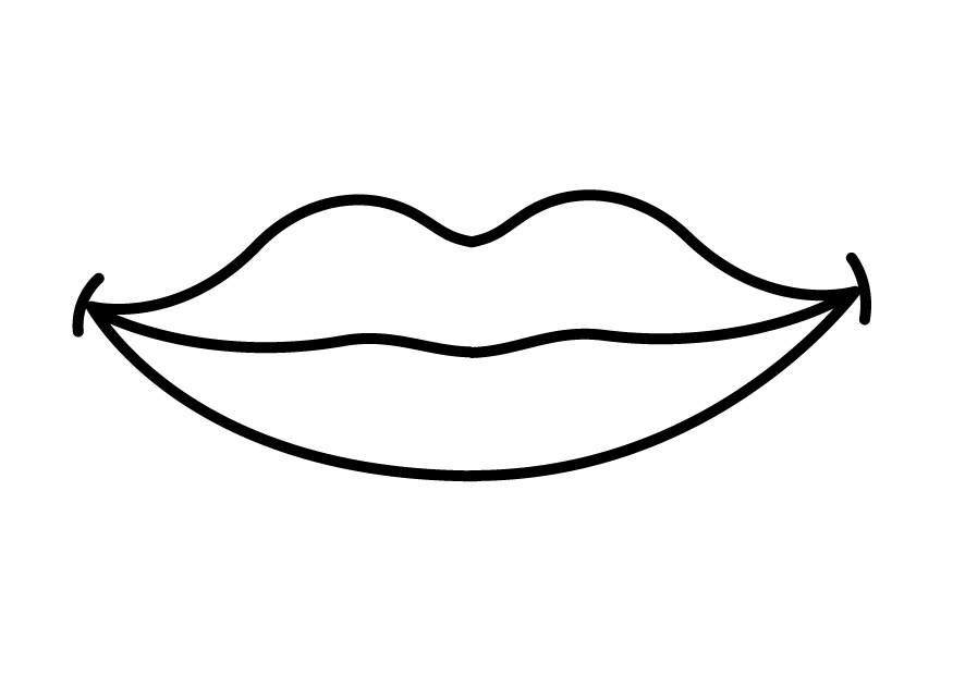 Coloriage bouche - Gratuit à Imprimer - Img 26916