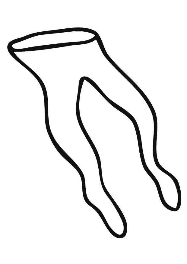 Coloriage collants - Gratuit à Imprimer - Img 19365