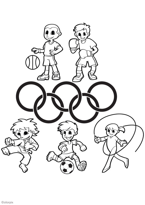Coloriage jeux olympiques - Gratuit à Imprimer - Img 26044