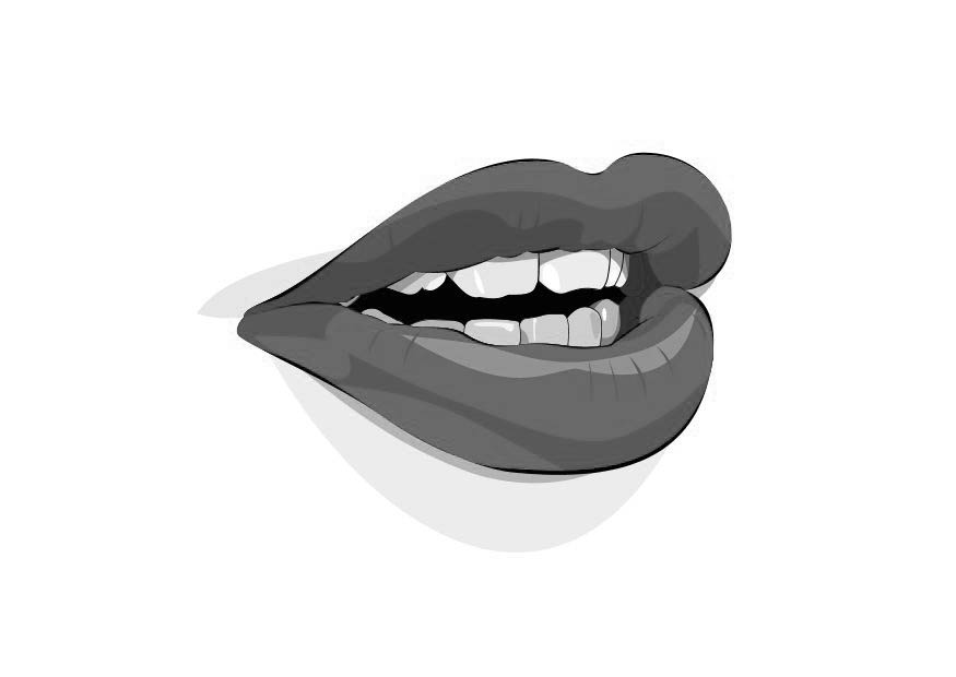 Coloriage la bouche - Gratuit à Imprimer - Img 10709