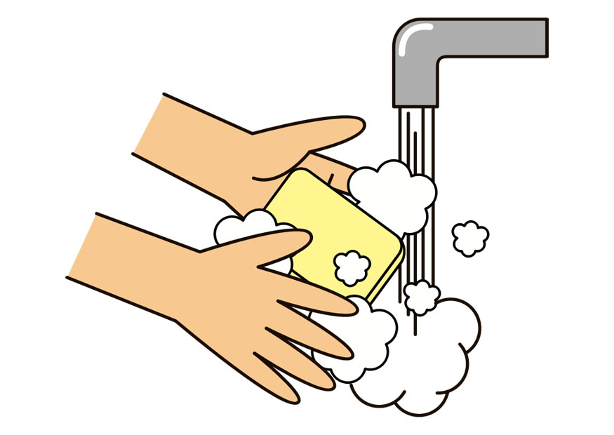 Se Laver Les Mains Clipart Enfant Se Laver Les Mains Dans La Toilette